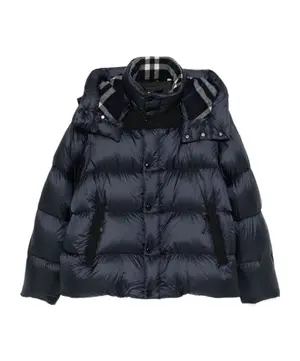 Burberry Quilted Hooded Down Jacket - Black