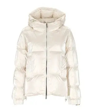 K-WAY Lethille Thermo Pearly Short Puffer Jacket - White