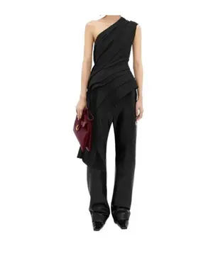 Bottega Veneta Asymmetrical Draped Top