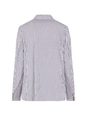 Comme Des Garçons Single-breasted Striped Blazer