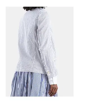Comme Des Garçons Single-breasted Striped Blazer