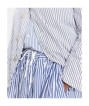 Comme Des Garçons Single-breasted Striped Blazer