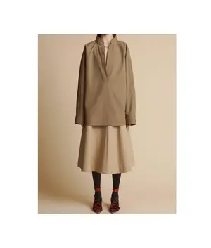 Khaite Tito Long-sleeved Blouse