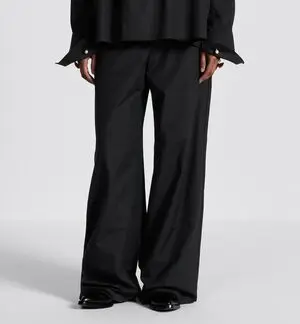 Dior Flared Trousers With Drawstring Waist