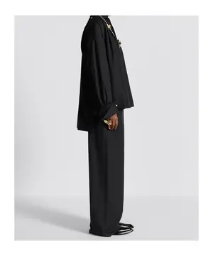 Dior Flared Trousers With Drawstring Waist