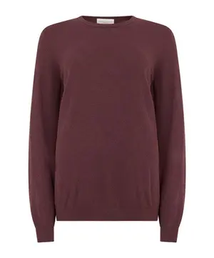 ROBERTO COLLINA Crew Neck Knitted Sweater - Red