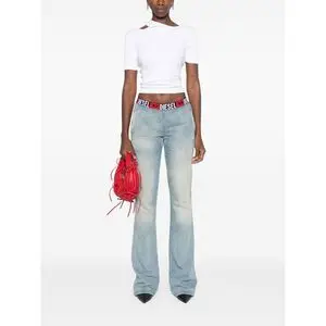 DIESEL® Bootcut Jeans With Logo Waistband