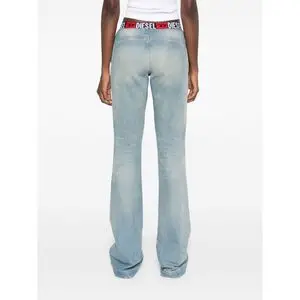 DIESEL® Bootcut Jeans With Logo Waistband