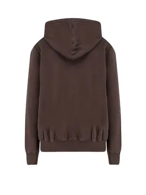Rick Owens Oversized Drawstring Hoodie - Brown