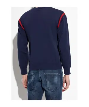 Dsquared2 Crewneck Sweatshirt With Monogram Print