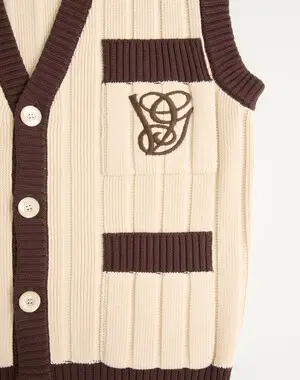 Valentino Garavani V-neck Sleeveless Knitted Vest