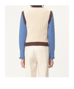 Valentino Garavani V-neck Sleeveless Knitted Vest