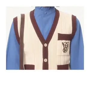 Valentino Garavani V-neck Sleeveless Knitted Vest