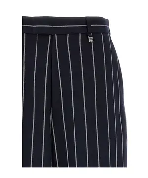 Giuseppe Di Morabito Striped High-waist Tailored Trousers