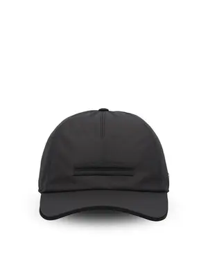 Zegna Embroidered Baseball Cap - Black