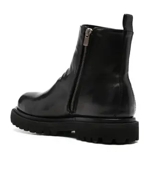 Officine Creative Side Zipper Ankle Boots