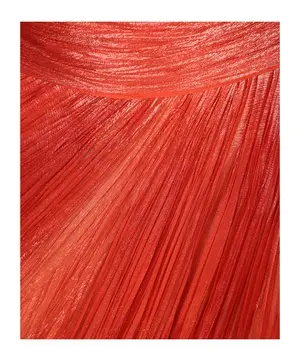 MARIA LUCIA HOHAN Ruched Gown - Red