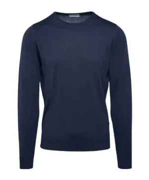 John Smedley Hatfield Knitted Sweater - Blue