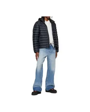 Canada Goose Stratus Tonal Label Hooded Jacket - Black