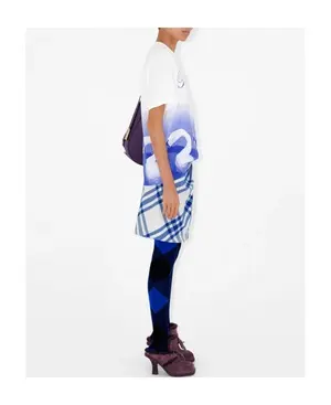 Burberry Swan Print Cotton T-shirt