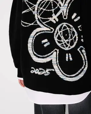 Kenzo X Futura 2000" Genderless Cardigan
