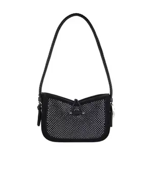 Isabel Marant Étoile Logo Embossed Embellished Shoulder Bag