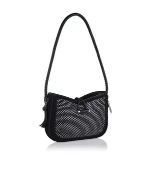 Isabel Marant Étoile Logo Embossed Embellished Shoulder Bag