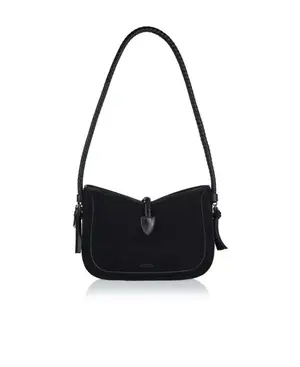 Isabel Marant Étoile Logo Embossed Embellished Shoulder Bag