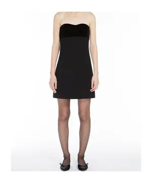 Max Mara Strapless Mini Dress