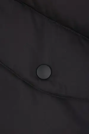 Miu Miu Technical Pongé Cropped Down Jacket - Black