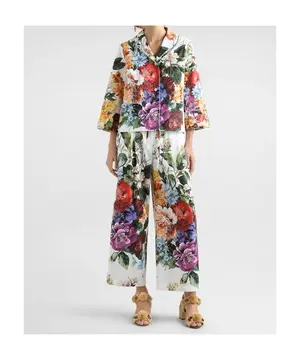 Dolce & Gabbana Floral Print Button-up Shirt
