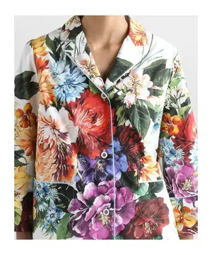 Dolce & Gabbana Floral Print Button-up Shirt