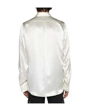 Dolce & Gabbana Long-sleeved Silk Shirt