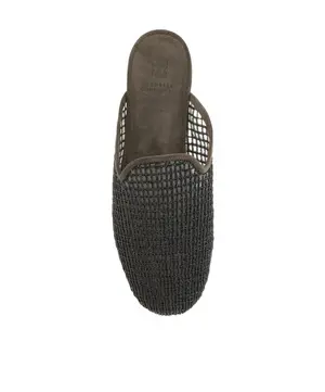 Brunello Cucinelli Embellished Slip-on Sandals