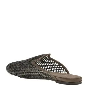 Brunello Cucinelli Embellished Slip-on Sandals