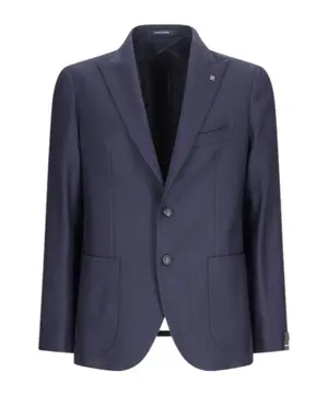 Tagliatore Herringbone Two-button Blazer - Blue