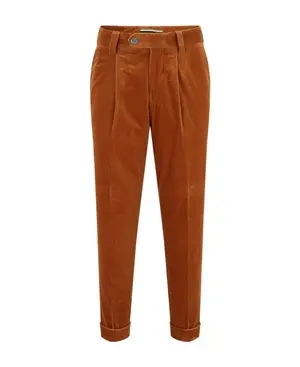 Hugo Boss Logo Corduroy Pleated Pants