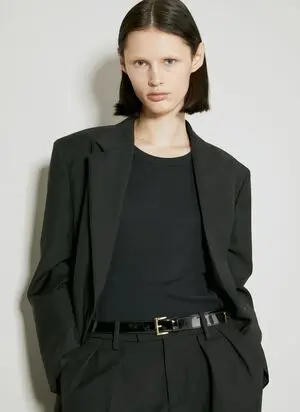Prada Logo Plaque Belt