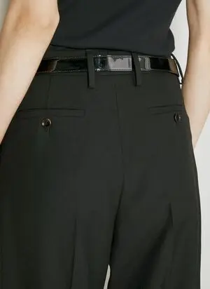 Prada Logo Plaque Belt