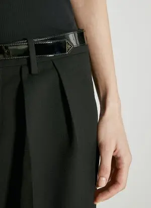 Prada Logo Plaque Belt