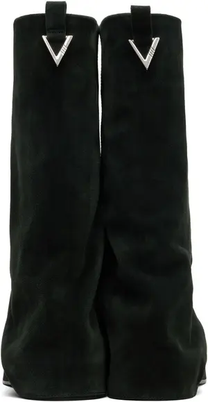 Attico Combat Boots - Grey
