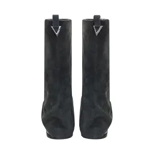 Attico Combat Boots - Grey