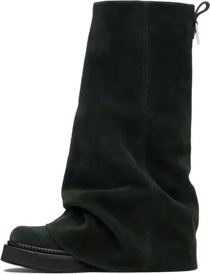 Attico Combat Boots - Grey
