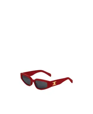 Celine Triomphe Sunglasses In Acetate - Red