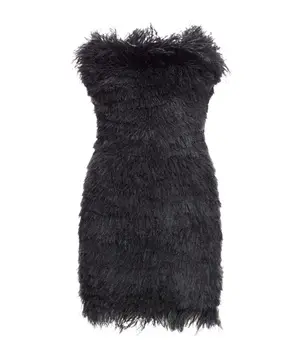 Sportmax Zip Detailed Strapless Dress