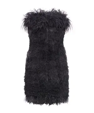 Sportmax Zip Detailed Strapless Dress