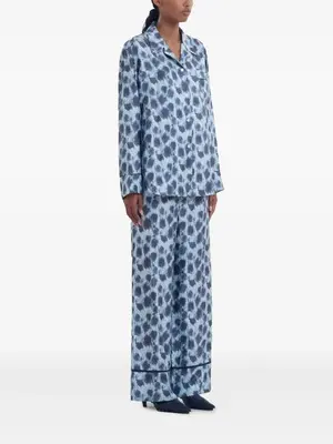 Marni Printed Wide-leg Trousers