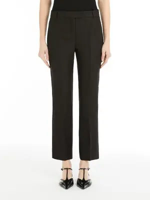 Max Mara Fatina Pleat Detailed Slim Fit Trousers