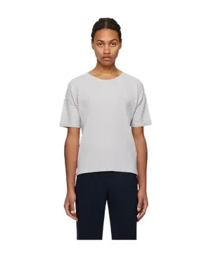 Issey Miyake Color Pleats Pleated T-shirt - Multicolor