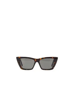 Saint Laurent Frame Design Sunglasses - Gray